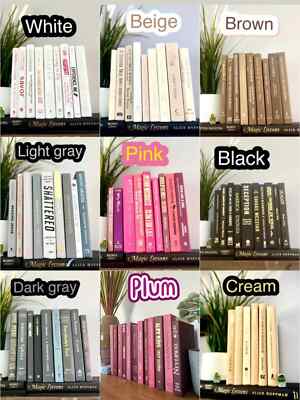 Stack of 6 colorful books for Decorating Staging | Book Decor| Home ...
