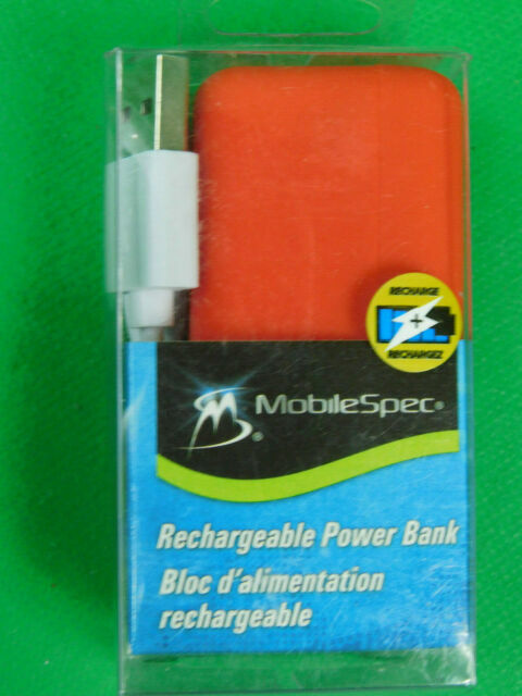 Mobilespec Rechargeable Power Bank and Flashlight 1a 2600 mAh - for ...