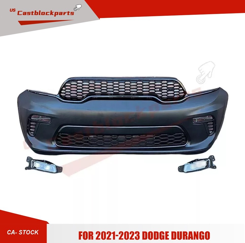 For 2021 2022 2023 Dodge Durango SRT Front Bumper Kit With Daytime ...
