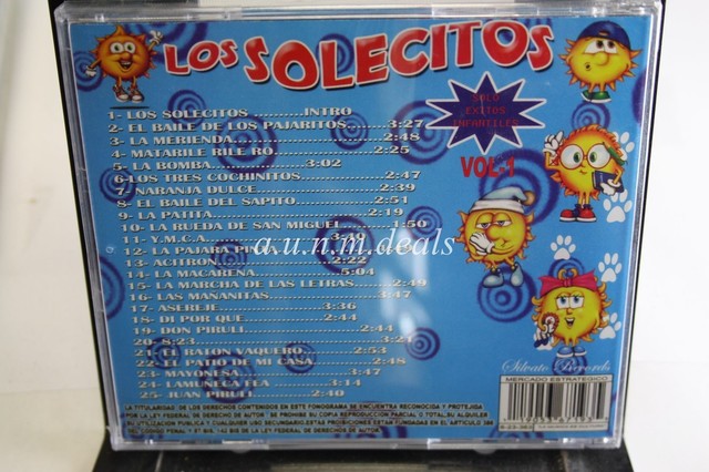 Los Solecitos - Solo Exitos Infantiles vol 1 , Music CD (NEW) | eBay