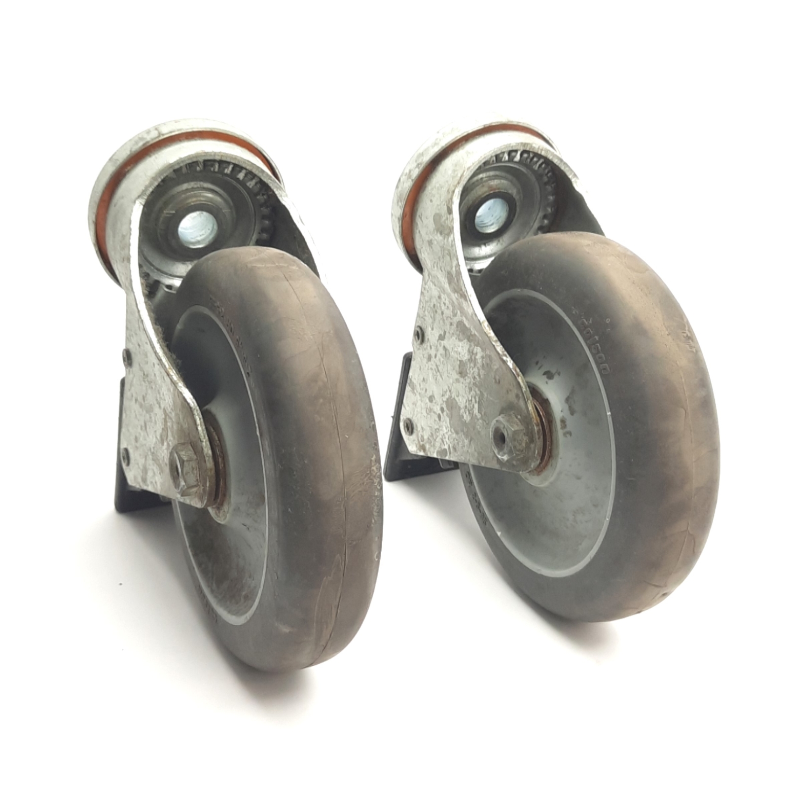 Lot of 2 Colson 2-5-45/2-5-95 Swivel Caster w/ Total Lock 5" x 1.25 ...