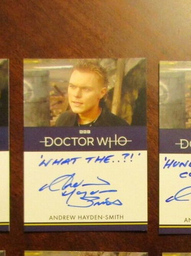 Doctor Who Series 1-4: Andrew Hayden-Smith as Simmonds Inscription ...