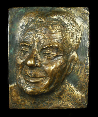 Portrait of an actor or artist to determine bronze sculpture signed 3 ...