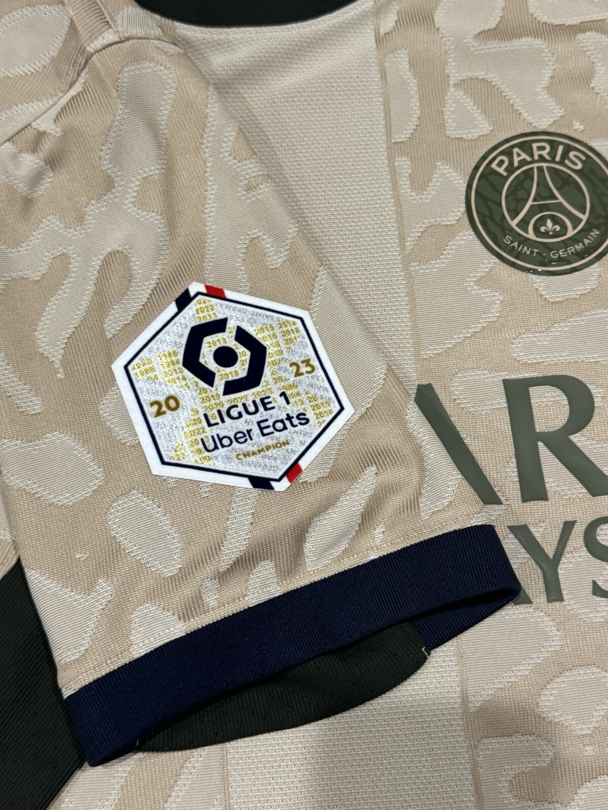 2023/24 PSG Authentic Fourth Jersey #7 Mbappe Medium Jordan Player ...