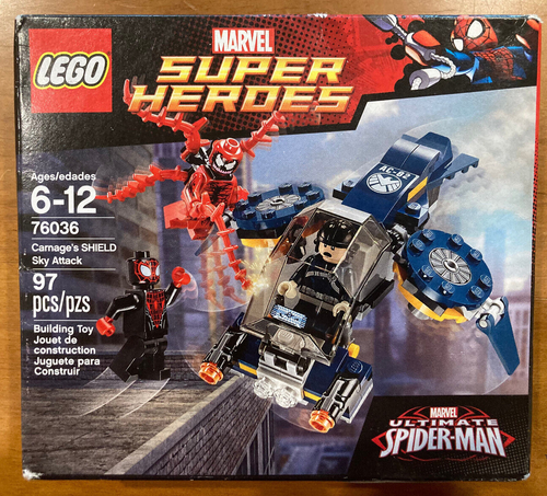 LEGO Marvel Super Heroes: Carnage's SHIELD Sky Attack (76036) - New ...