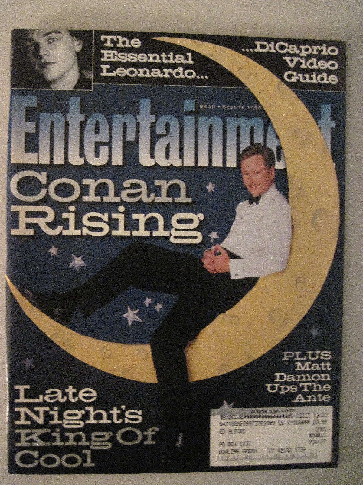 Entertainment Magazine September 1998. *The Essential Leonardo DiCaprio ...