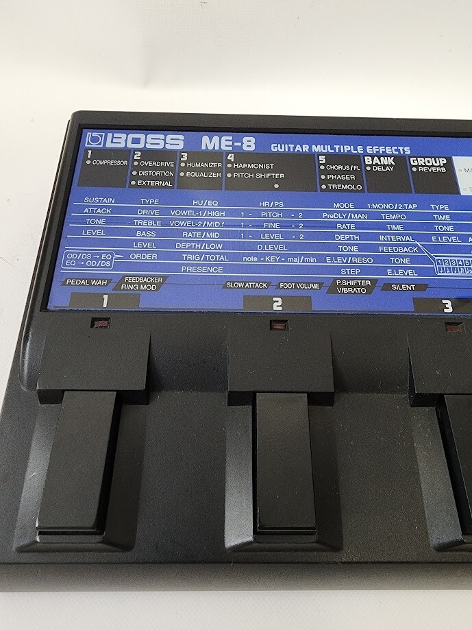 BOSS ME-8 Guitar Multiple Effects Distortion Chorus | eBay