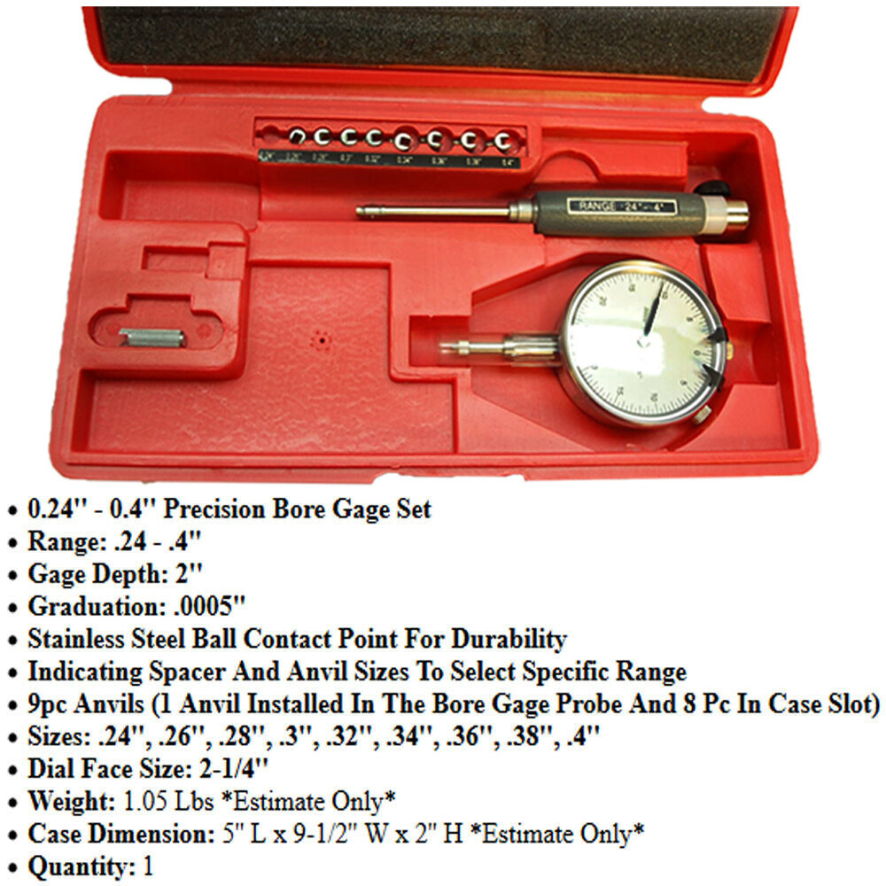 ENGINE CYLINDER HOLE DIAL INDICATOR BORE GAGE GAUGE-SELECT ANY RANGE | eBay