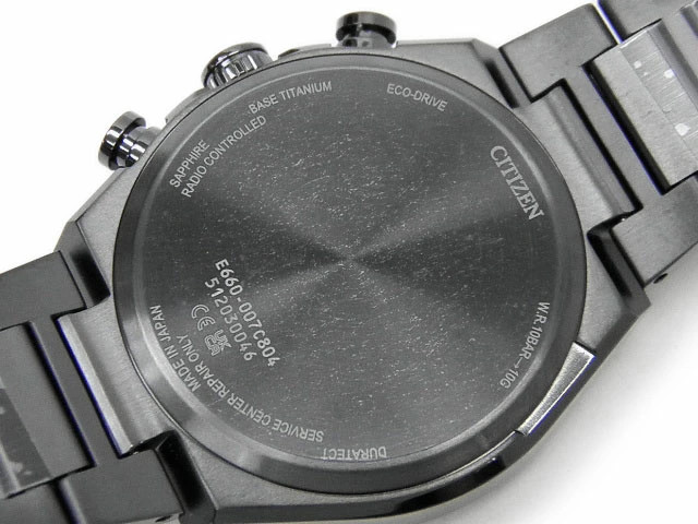 CITIZEN Men's Watch ATTESA ACT Line Black Titanium Series CB5967-66L ...