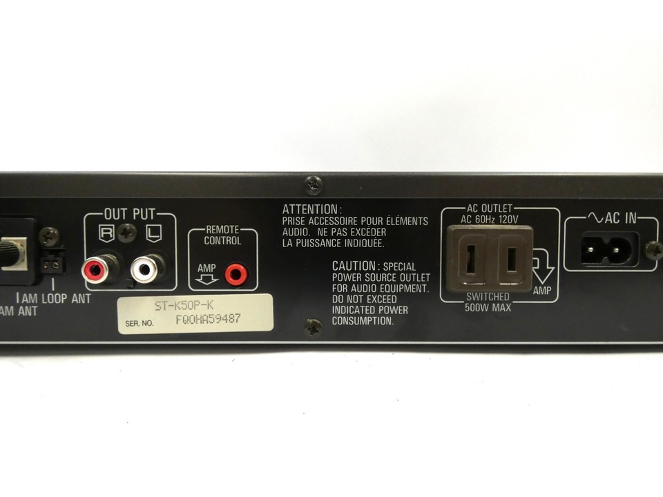 Technics ST-K50 Quartz Synthesizer AM/FM Stereo Tuner – Made in Japan ...