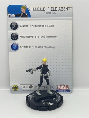 Marvel Heroclix S.H.I.E.L.D Field Agent 203 - Captain America | eBay