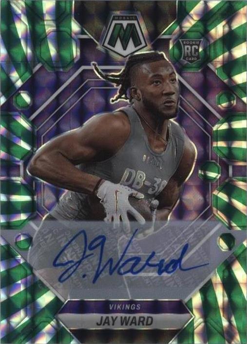 2023 Panini Mosaic - Rookies Jay Ward #332 Green Swirl Mosaic Prizm ...
