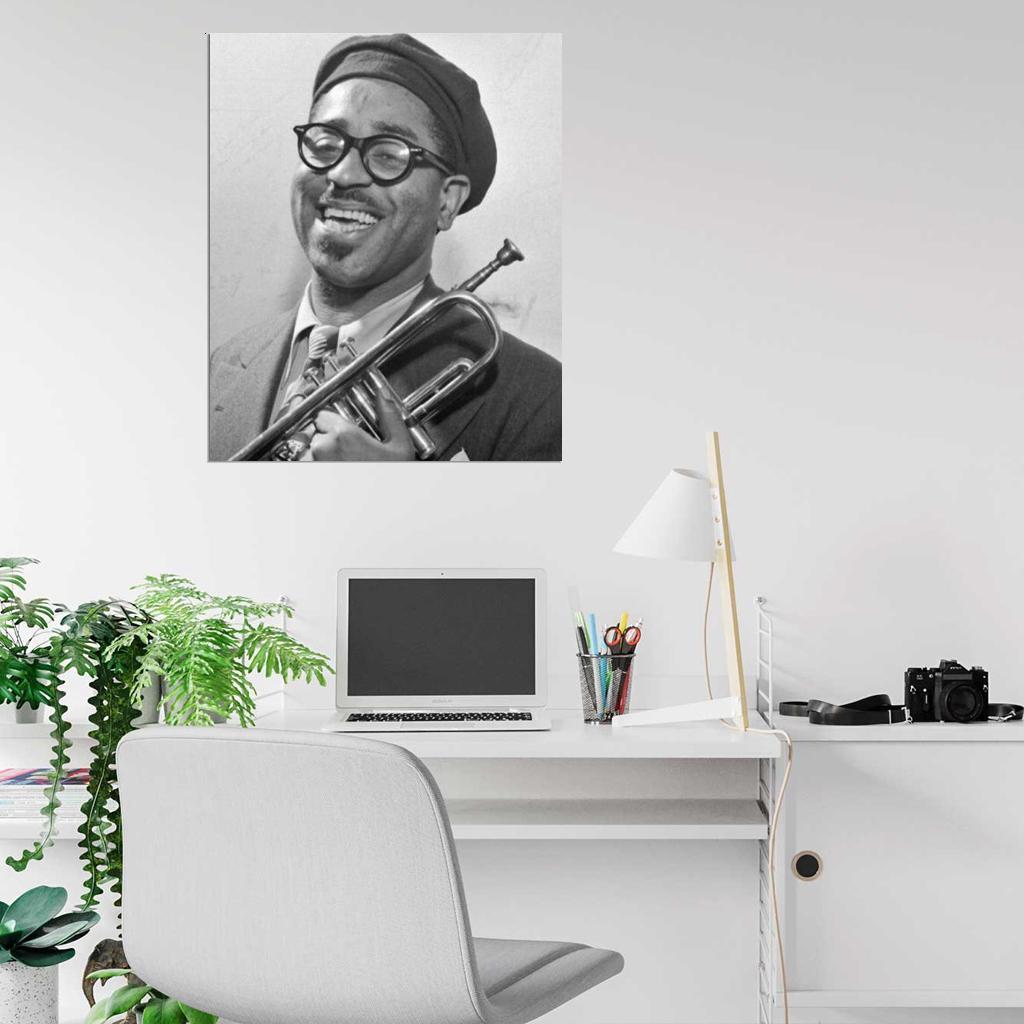 63264 Jazz Trumpet DIZZY GILLESPIE Pirint Wall Decor Print Poster | eBay