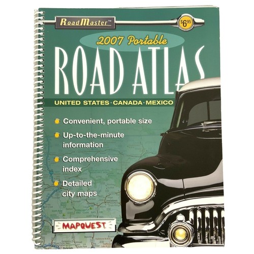 Mapquest Roadmaster Portable Road Atlas North America US Canada Mexico ...