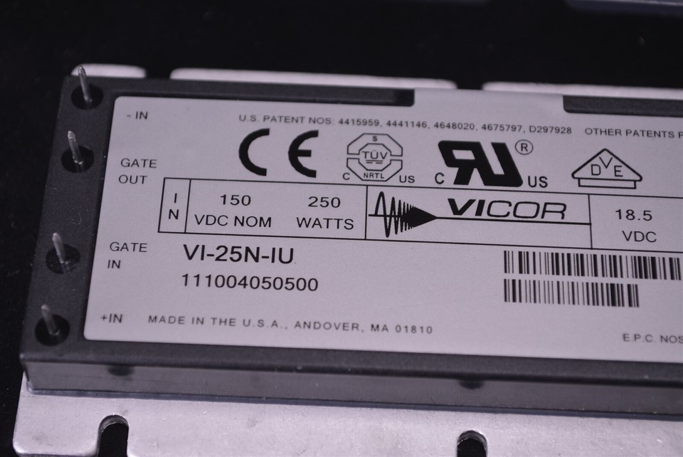 Vicor DC/DC Converter VI-25N-IU 100-200V to 18.5V 250W NEW | eBay