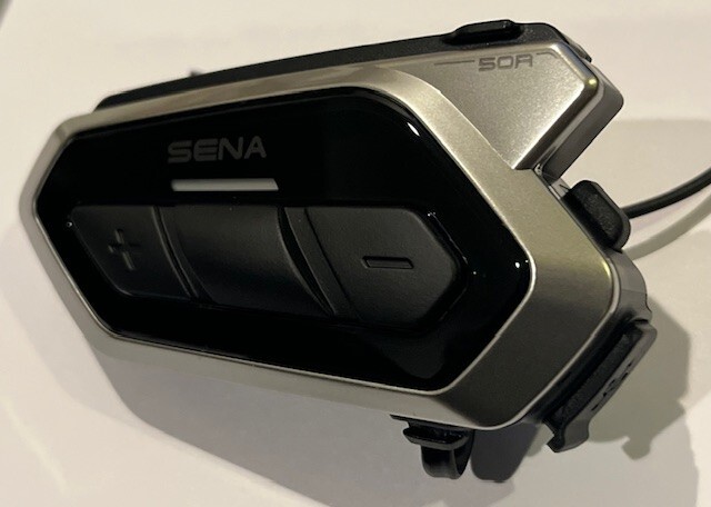 Sena 50R 3-Button Motorcycle Bluetooth Headset w/Sound by Harman Kardon ...