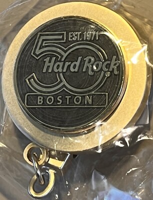 Hard Rock Cafe BOSTON 2021 HRC 50th Anniversary 50 Years KEYCHAIN ...