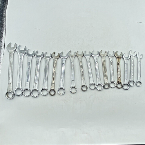 VINTAGE Lot Of 17 Combination Wrenches Metric Assorted Manufacturers ...