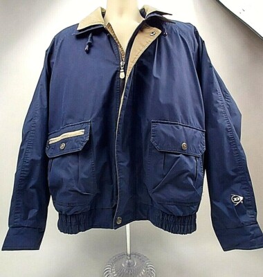 Dunlop Men`s Jacket Rainwear Zip Out LIning Sz XL/XG Navy Blue | eBay