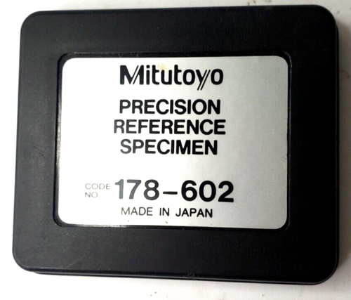MITUTOYO PRECISION REFERENCE SPECIMAN 178-602 | eBay