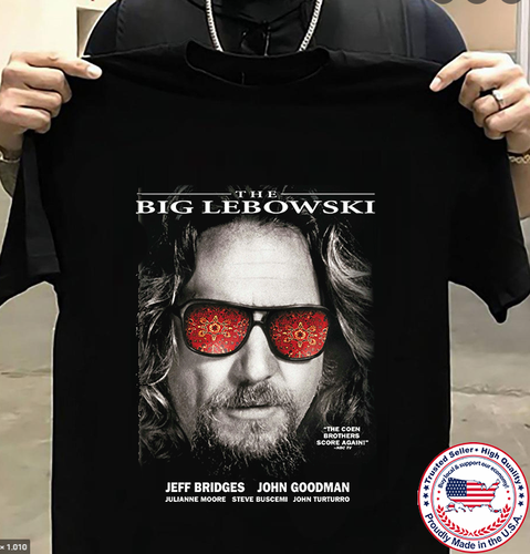 The Big Lebowski Gift For Fan Black Cotton All Size T Shirt S-5XL | eBay