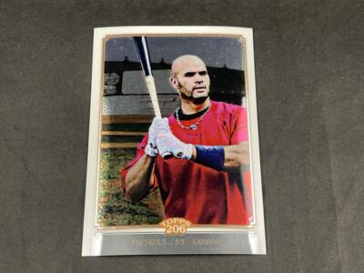 2010 TOPPS 206 MLB BASEBALL ALBERT PUJOLS #TC42 CHROME 594/999 ...