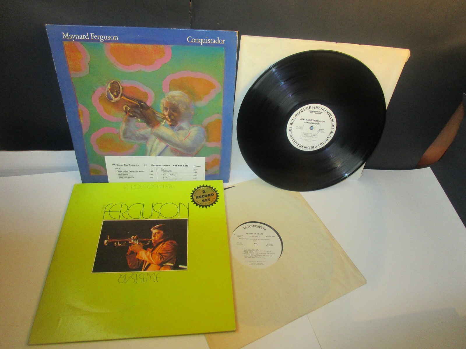 Maynard Ferguson LOT OF 2 Conquistador. + ECHOES OF ERA WL PRO. Vinyl ...