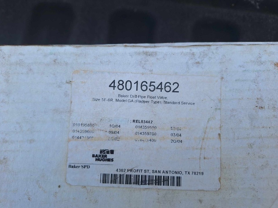 Baker Hughes 480165462 Drill Pipe Float Valve 5F-6R Model G GA I Ship ...