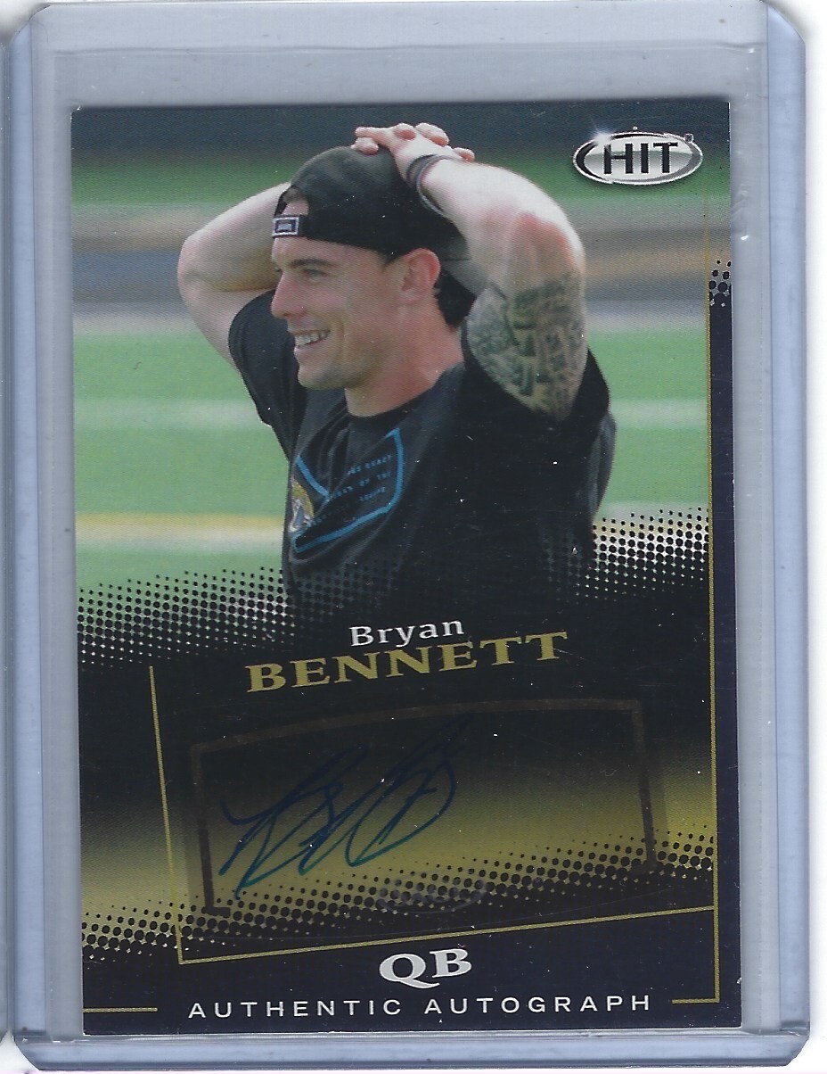 2015 Sage HIt Bryan Bennett Autograph Black Rookie RC Auto | eBay