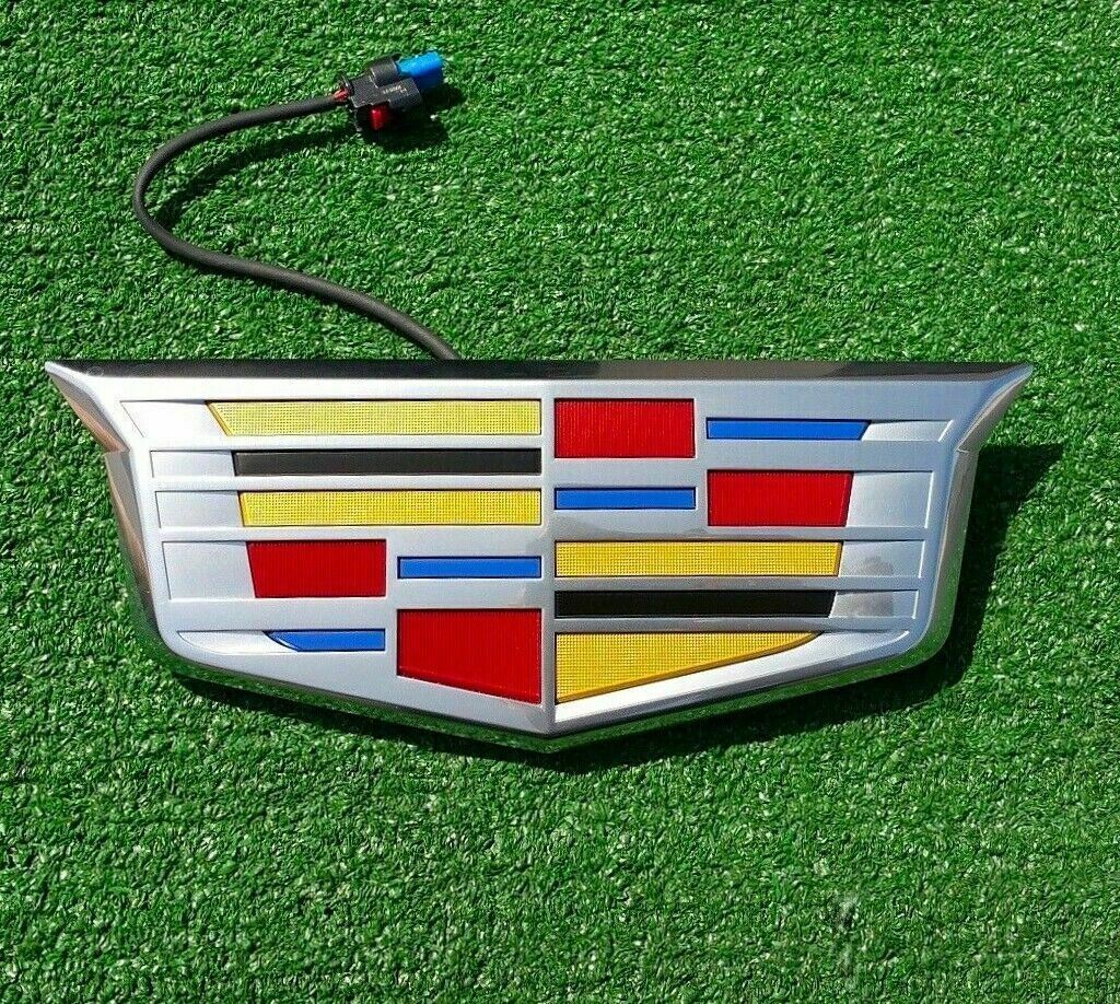 Zwart Cadillac Logo Behang