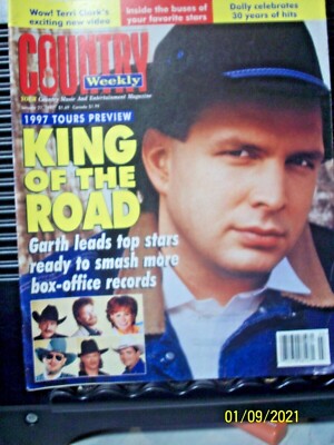 Country Weekly Magazine Jan 21 1997 Garth Brooks King Of The Road Ships ...