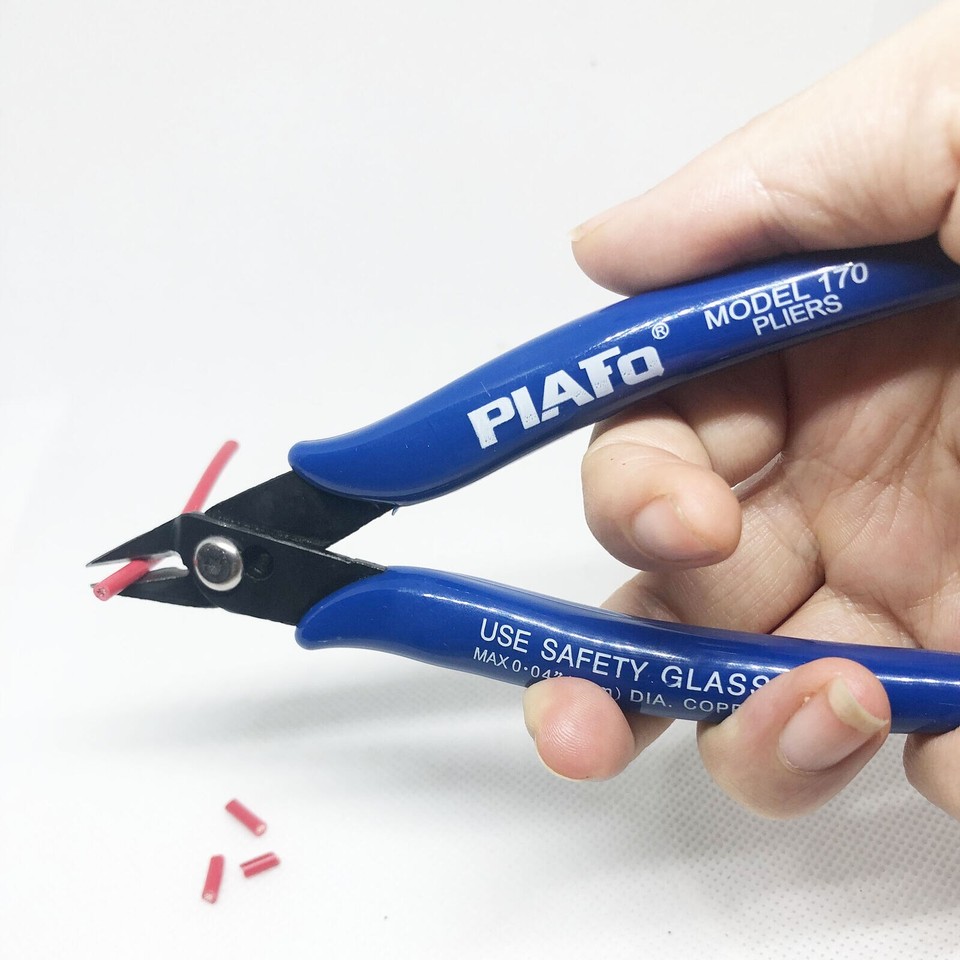 10PCS Plato Model 170 Flush Wire Cable Cutter Cutting Snips Pliers Side ...