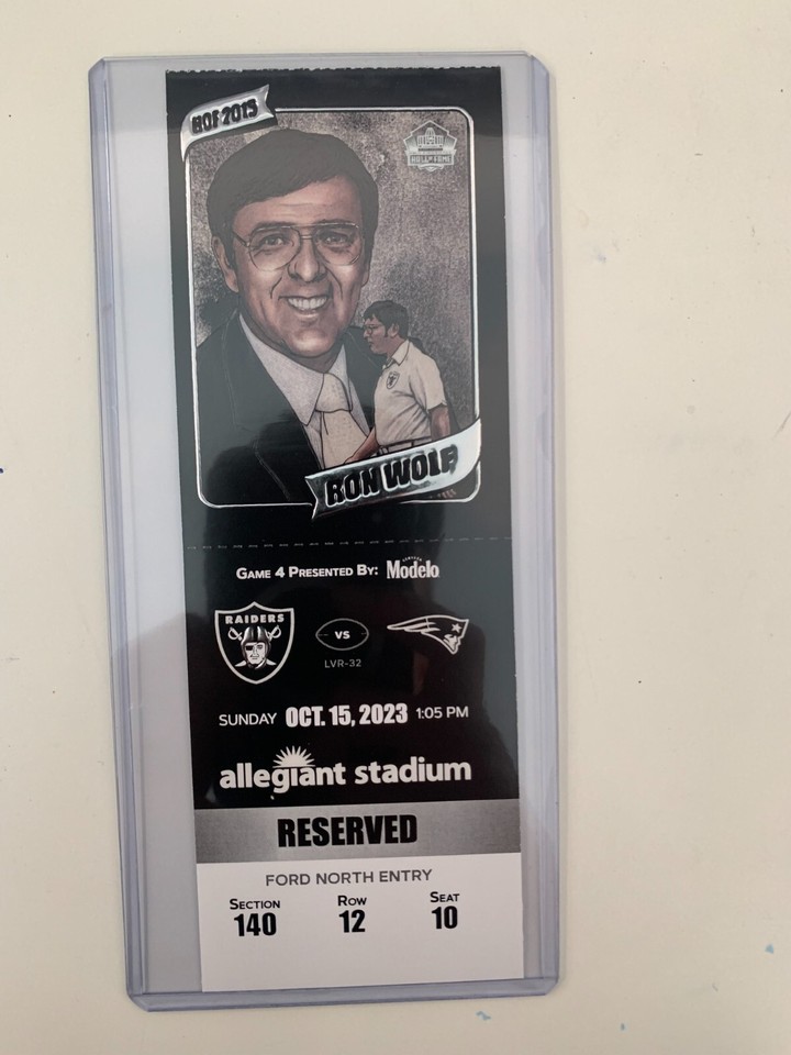 2022 & 2023 Las Vegas Raiders Official NFL Season Ticket Stub - Pick ...