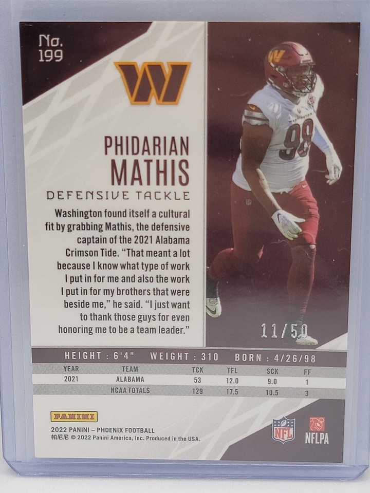 2022 Phoenix Phidarian Mathis Fire And Ice Lazer /50 | eBay