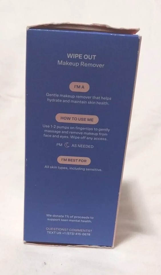 New Bubble Skincare Wipe Out Makeup Remover, For All Skin Types, 1.7 fl ...