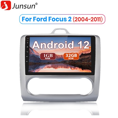 9'' Car Android 12 Stereo Radio SWC DAB Sat Nav GPS For Ford Focus MK2 ...