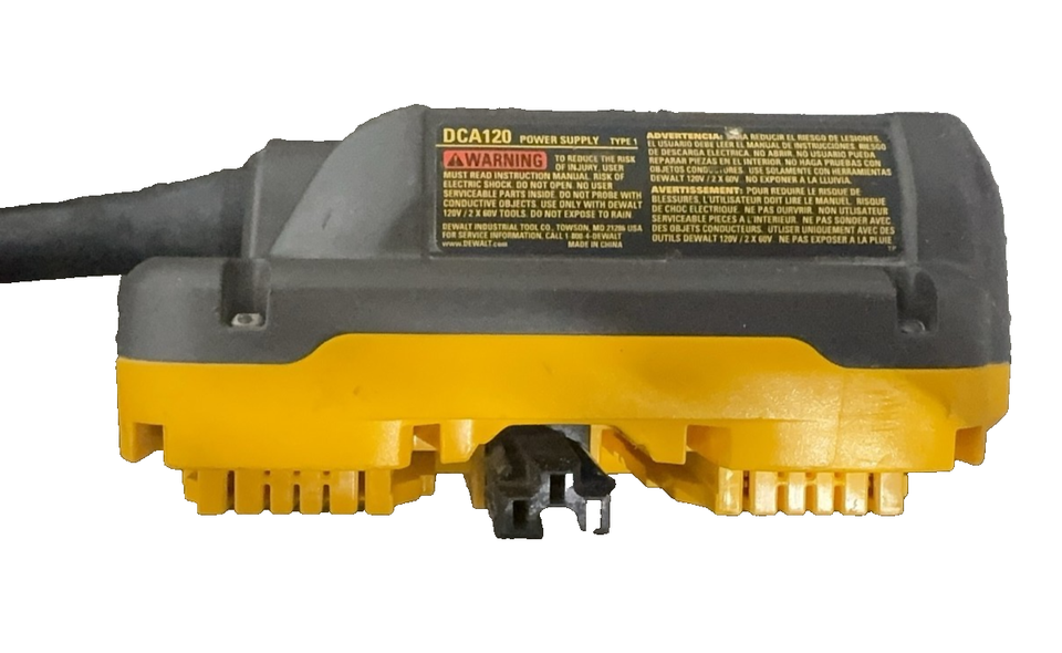DeWalt DCA120 FlexVolt Corded Power Supply Adapter 120V Type 1 | eBay
