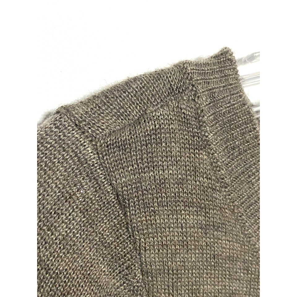 Loft Color Block Sweater Dress Womens S Woodsy Earthy Neutral Wool ...