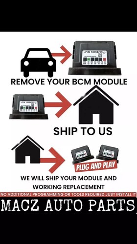 GM Body Control Module 13577850 "Programmed (Cloned) to your VIN" BCM ...