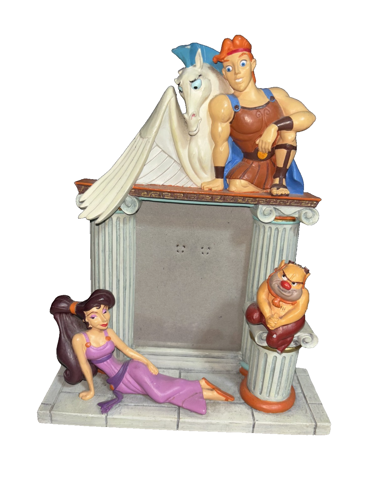 DISNEY HERCULES MEGARA MEG PHIL PEGASUS FIGURAL RESIN PHOTO FRAME See ...