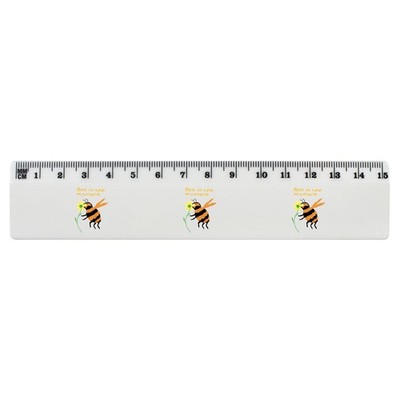 'Bee In The Moment ' White Plastic Ruler (RL057710) | eBay Australia