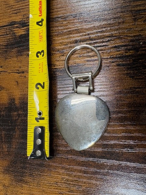 NISSAN CUBE Heart Shaped Keychain Silver Tone Key Ring | eBay UK