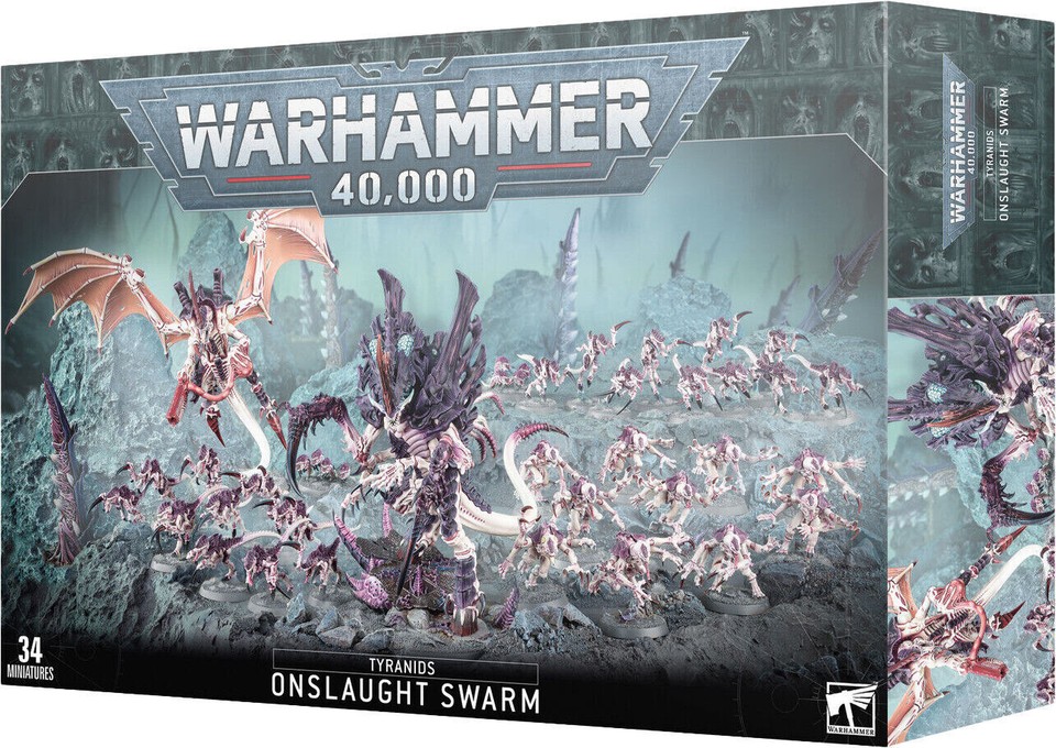 Games Workshop Warhammer 40K - Tyranids: Onslaught Swarm Miniatures ...