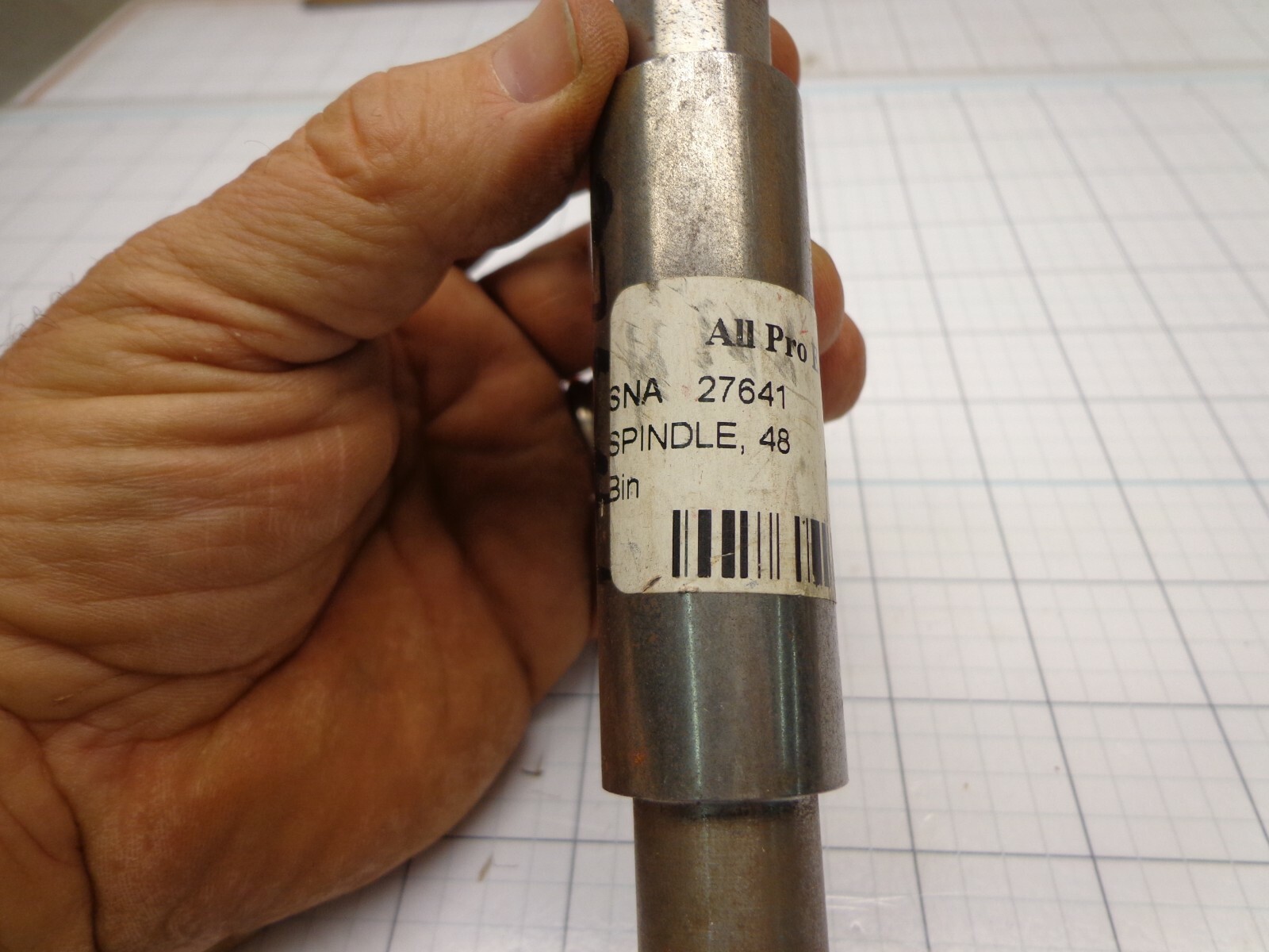 Snapper 27641 Spindle Shaft 48 Lite Oxidation 7027641 7027641YP | eBay