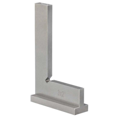 90 Degree Wide Base 3" x 2" Machinists Work Shop Squares Steel Bevel ...