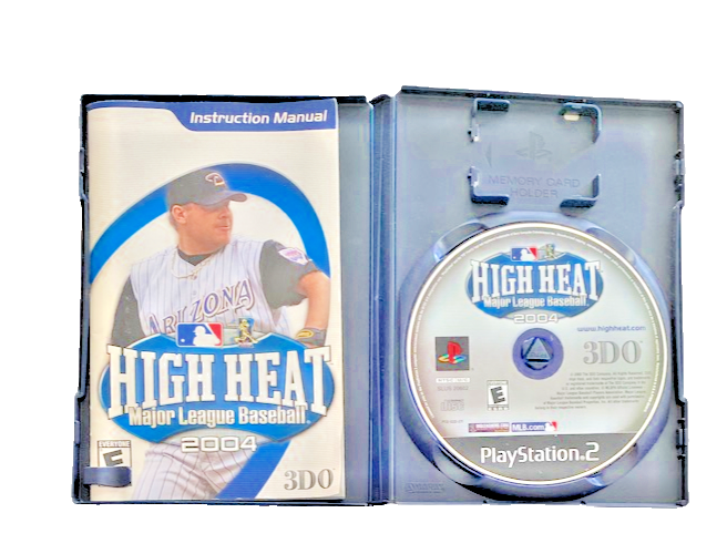 High Heat Major League Baseball 2004 3DO MLB Game PS2 Complete CIB ...