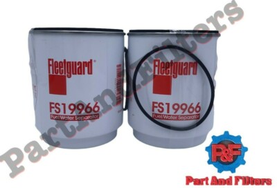 FS19966 FleetGuard Fuel Filter (Pack of 2) | eBay