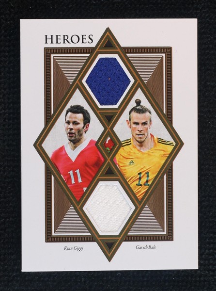 2021-22 Futera Unique World Football - Heroes Duo Relics #HDM06 Gareth ...