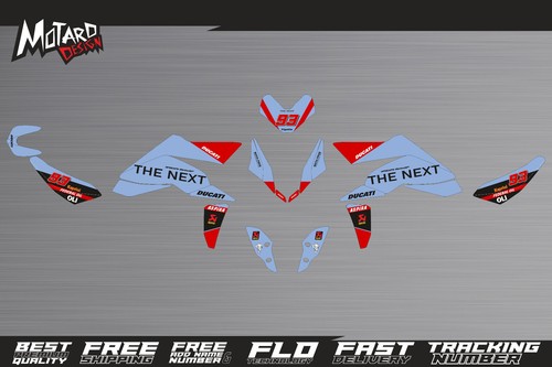 Graphics Kit for Ducati Hypermotard 950 2019 2020 2021 2022 2023 2024 ...