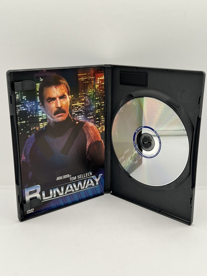 Runaway DVD Tom Selleck Gene Simmons Cynthia Rhodes Like Nrw ...